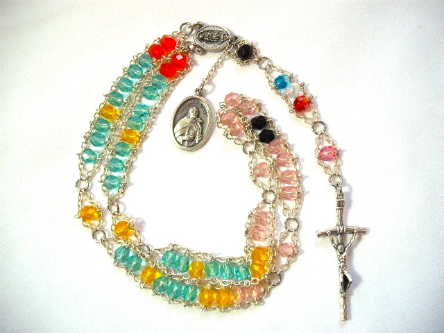 Benedict's Beads - Our Lady of Guadalupe Ladder Rosary